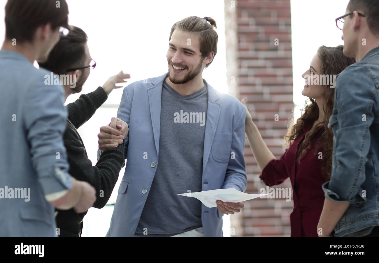 creative team with good results Stock Photo - Alamy