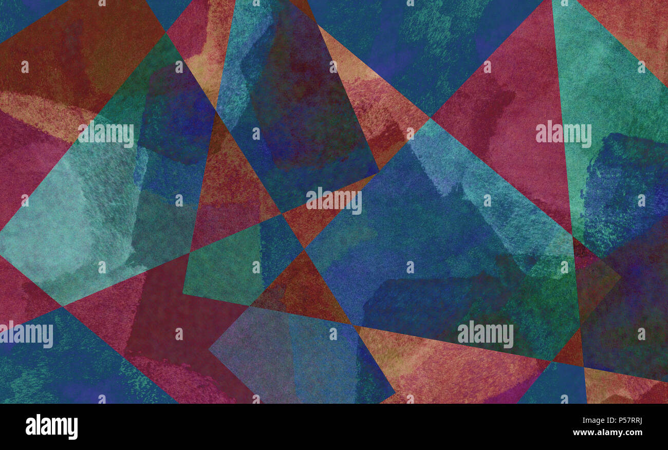 Digital background art made with photo collage technique. Brush strokes ...