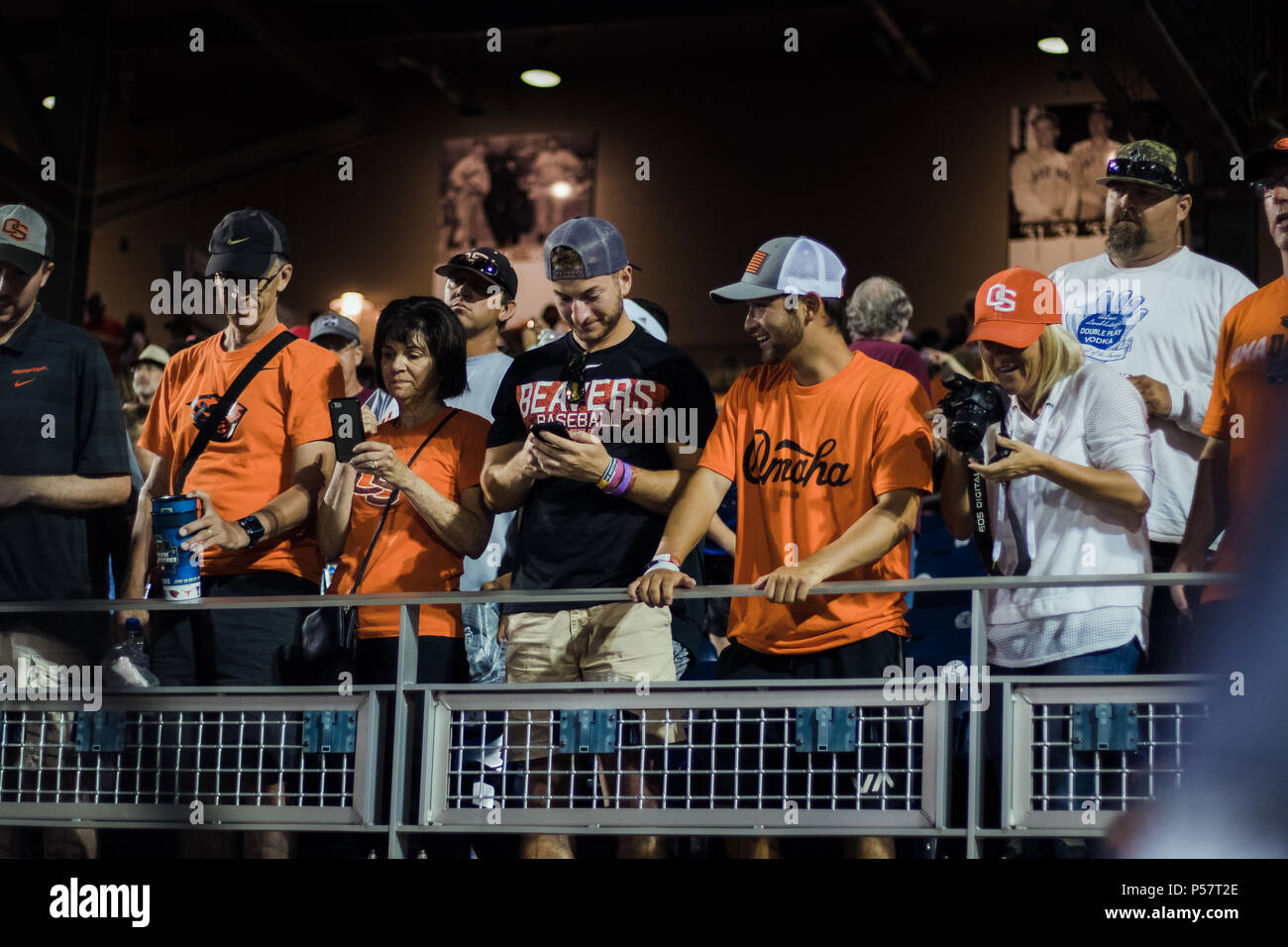 2018 College World Series Baseball Stock Photo - Alamy