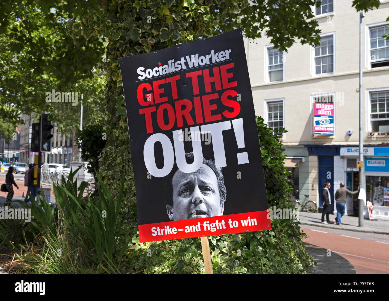 Tory party posters hi-res stock photography and images - Alamy