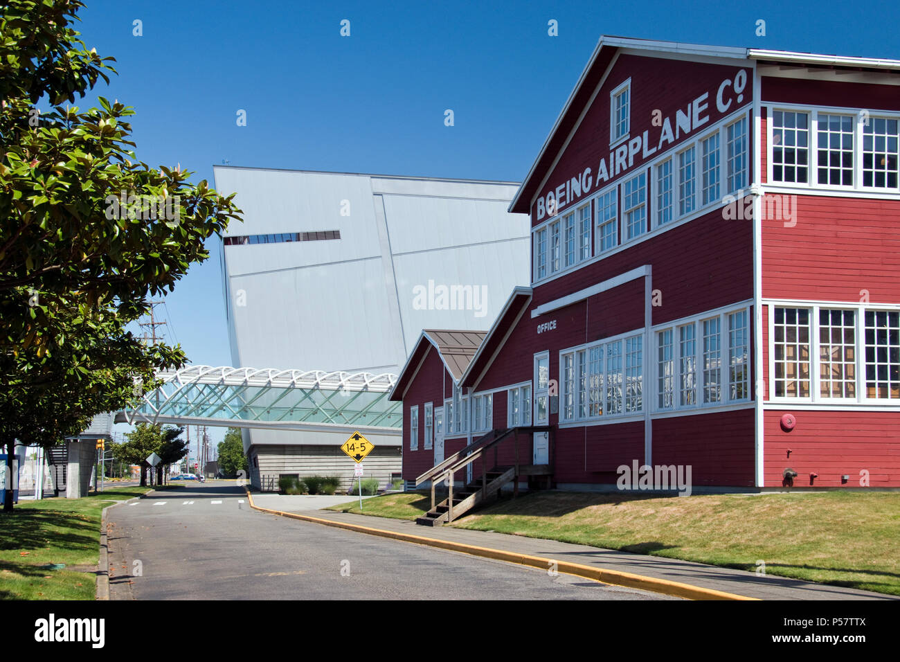 The "Red Barn” (built 1909) was Boeing's original factory building ...