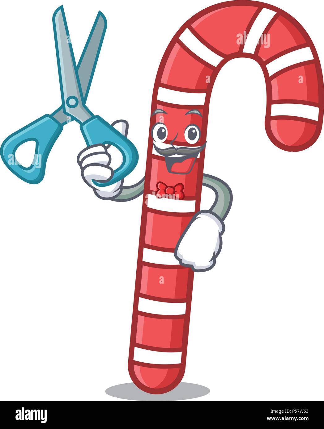 Barber candy cane Stock Vector Images - Alamy