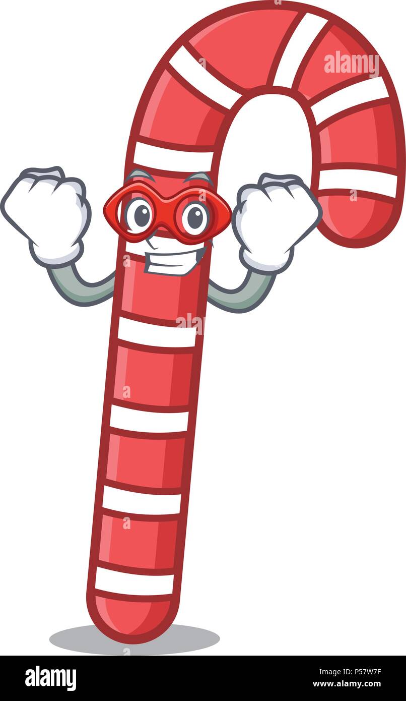 Super hero candy canes character cartoon Stock Vector Image & Art - Alamy