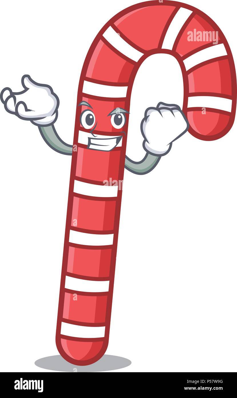 Successful candy canes character cartoon Stock Vector Image & Art - Alamy