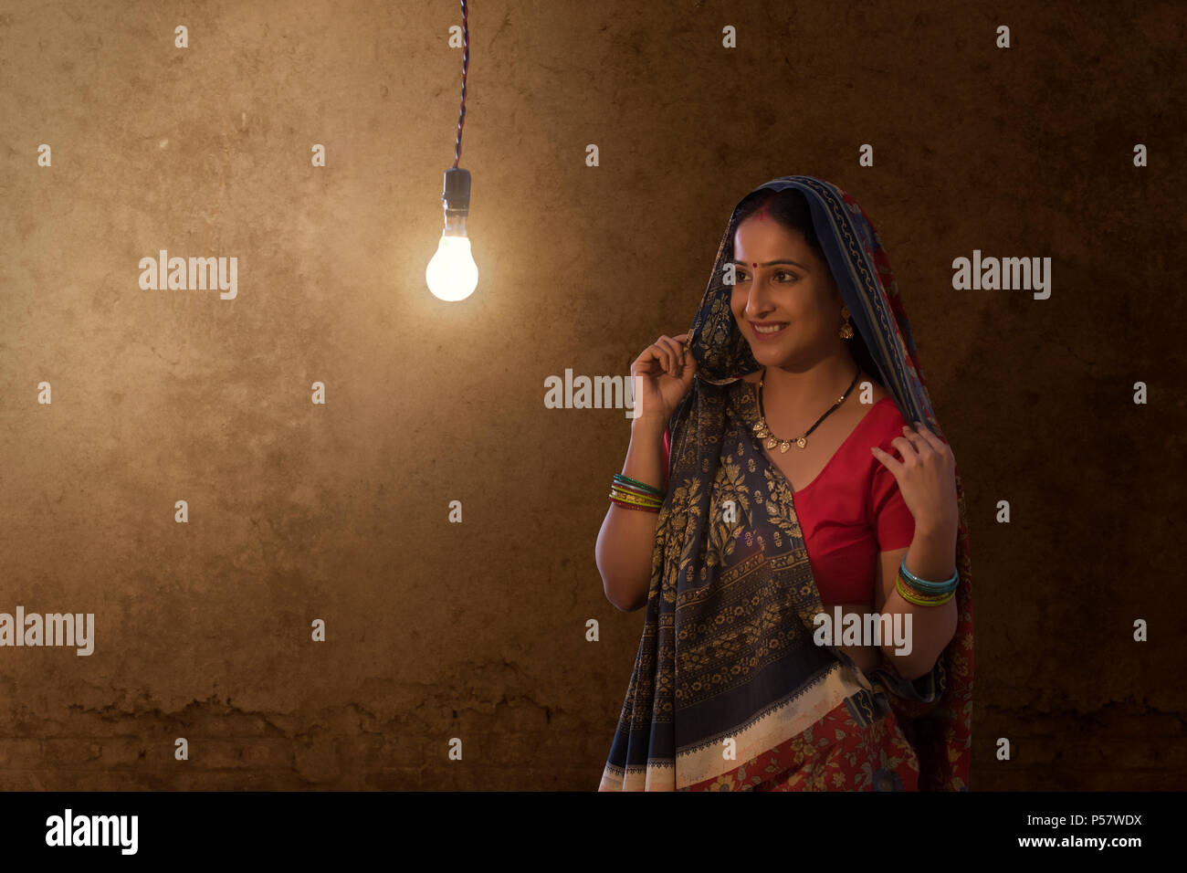 Indian rural at night hi-res stock photography and images - Alamy