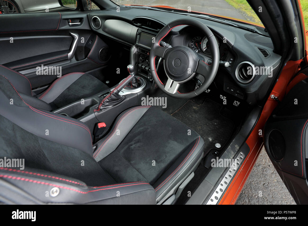 2012 Toyota GT86 rear wheel drive sports car Stock Photo - Alamy