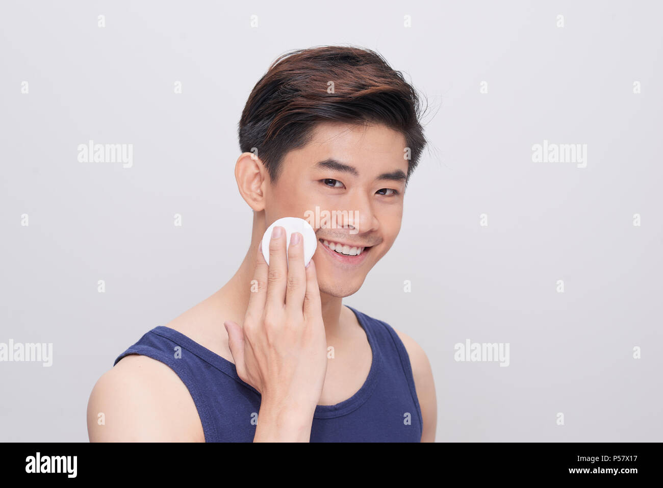 Man shower handsome hi-res stock photography and images - Alamy