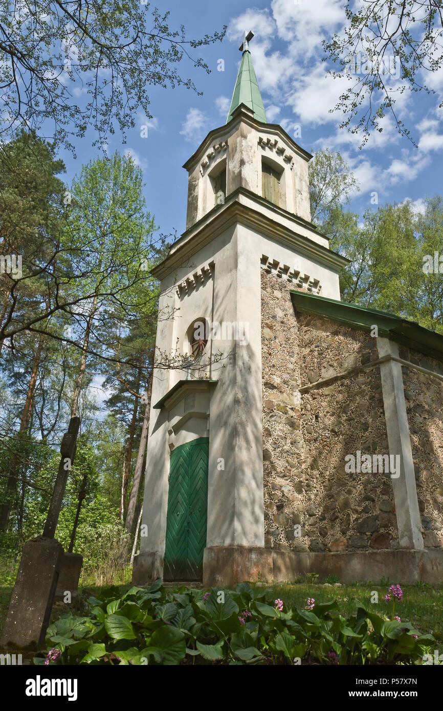 Old Lutheran church, Latvia Stock Photo - Alamy