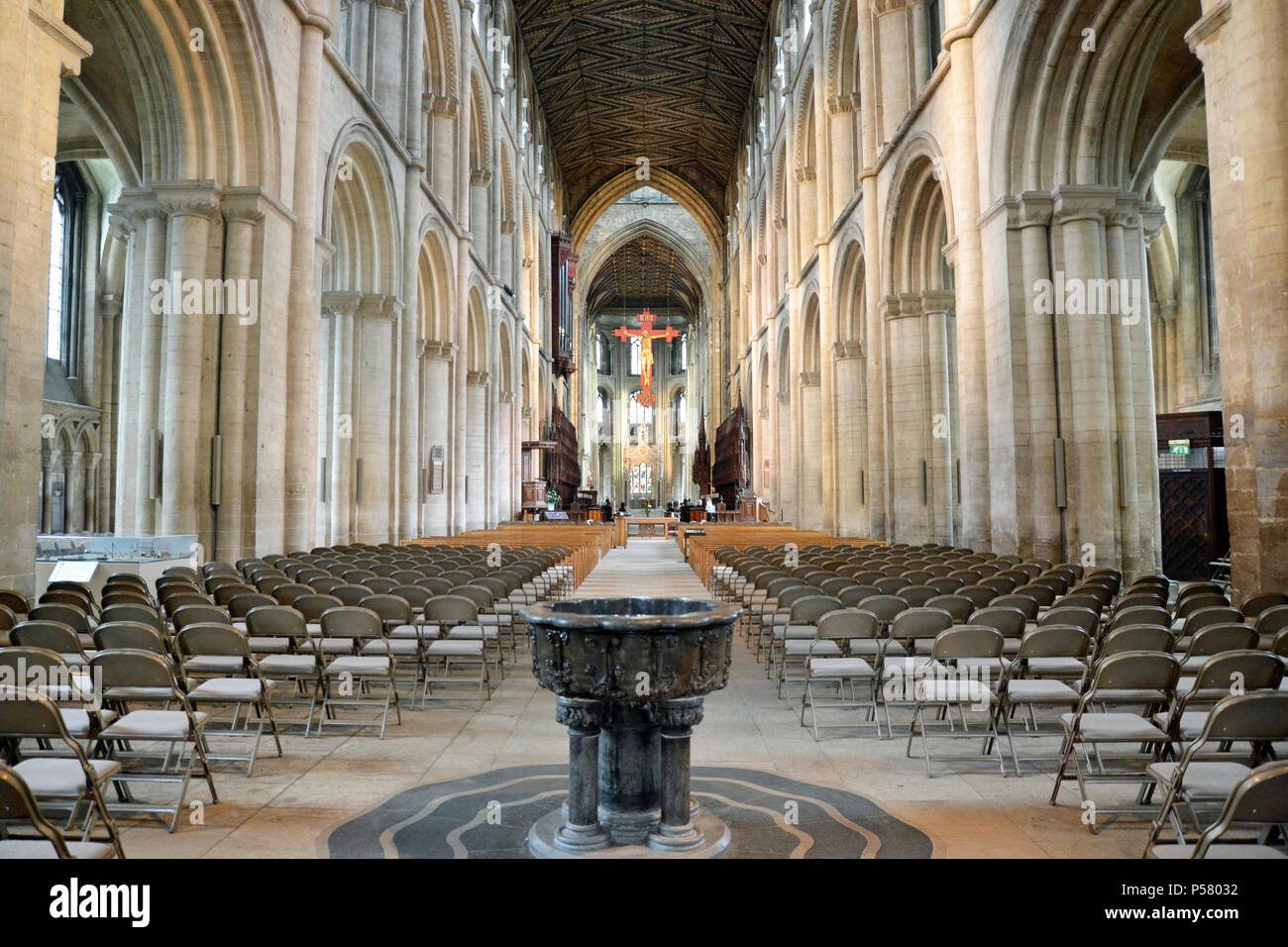 Peterborough Cathedral, Peterborough, England, uk Stock Photo - Alamy