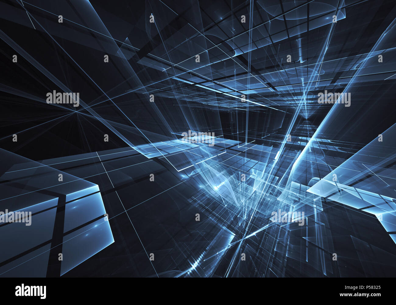 Abstract technology illustration Stock Photo - Alamy