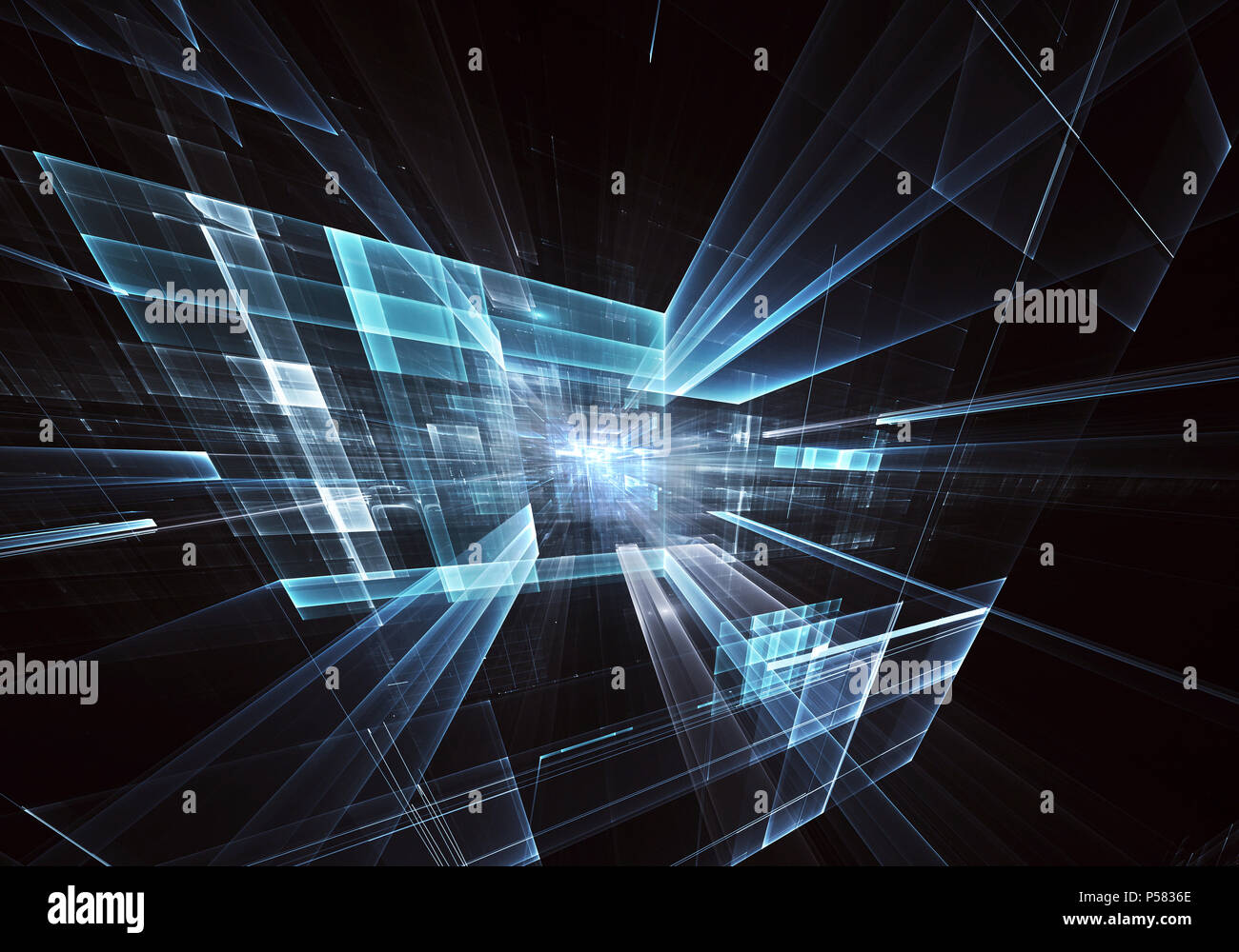 Abstract technology illustration Stock Photo - Alamy