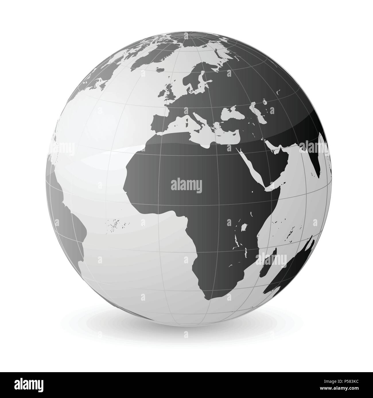 World Globe Vector Stock Vector Image & Art - Alamy