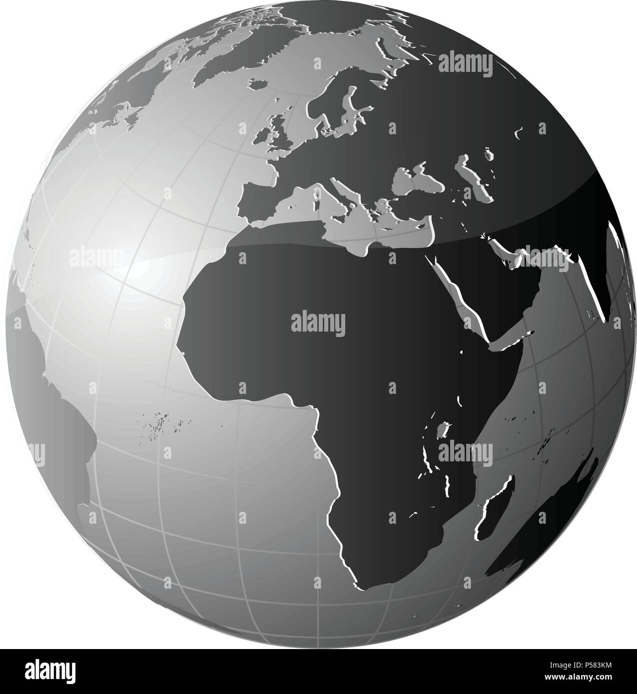 World Globe Vector Stock Vector Image & Art - Alamy