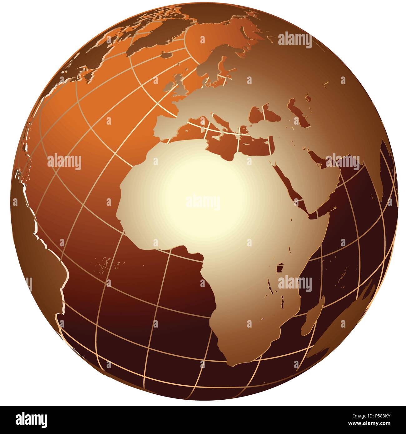 World Globe Vector Stock Vector Image & Art - Alamy