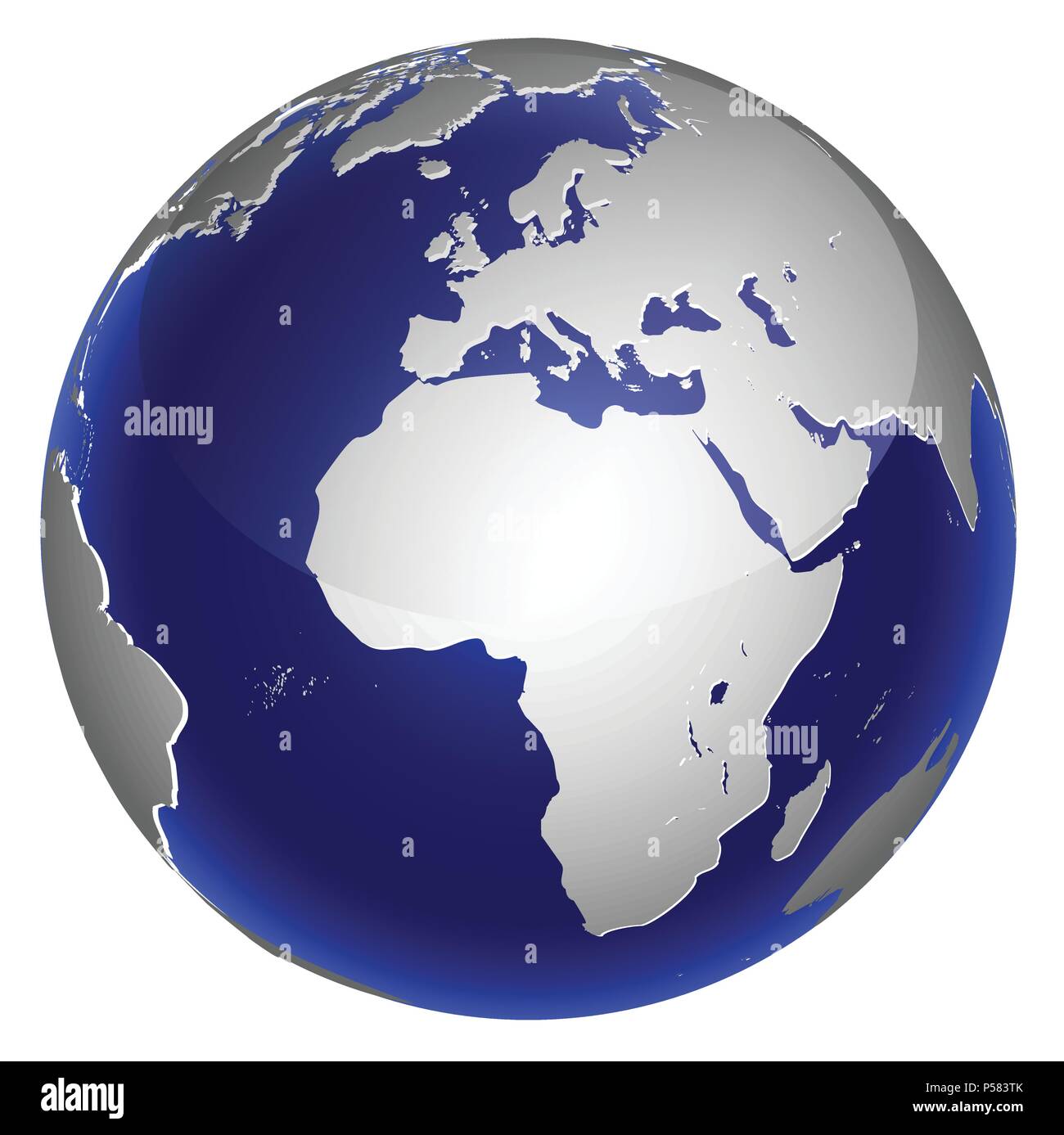 World Globe Vector Stock Vector Image & Art - Alamy