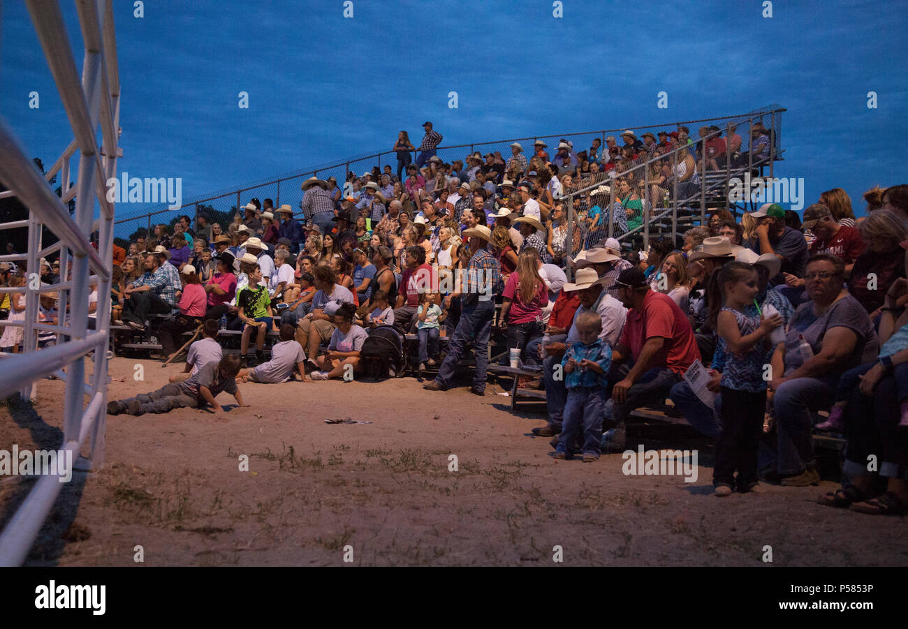 Crowd watching rodeo hi-res stock photography and images - Alamy