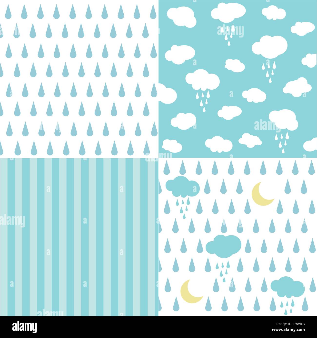 Water drop patterns Stock Vector Images - Alamy