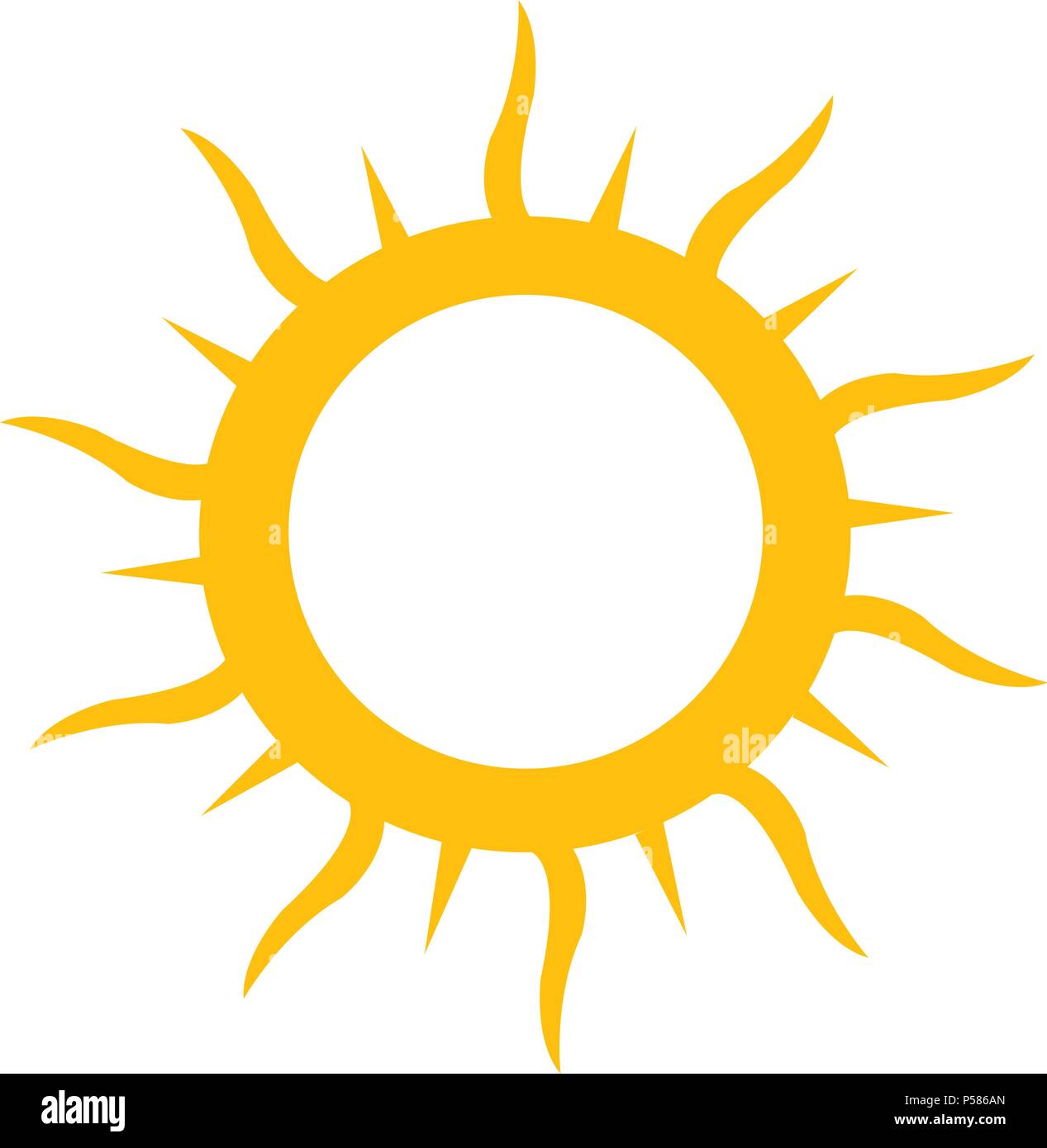 Drawing of sun icon Stock Vector Image & Art - Alamy