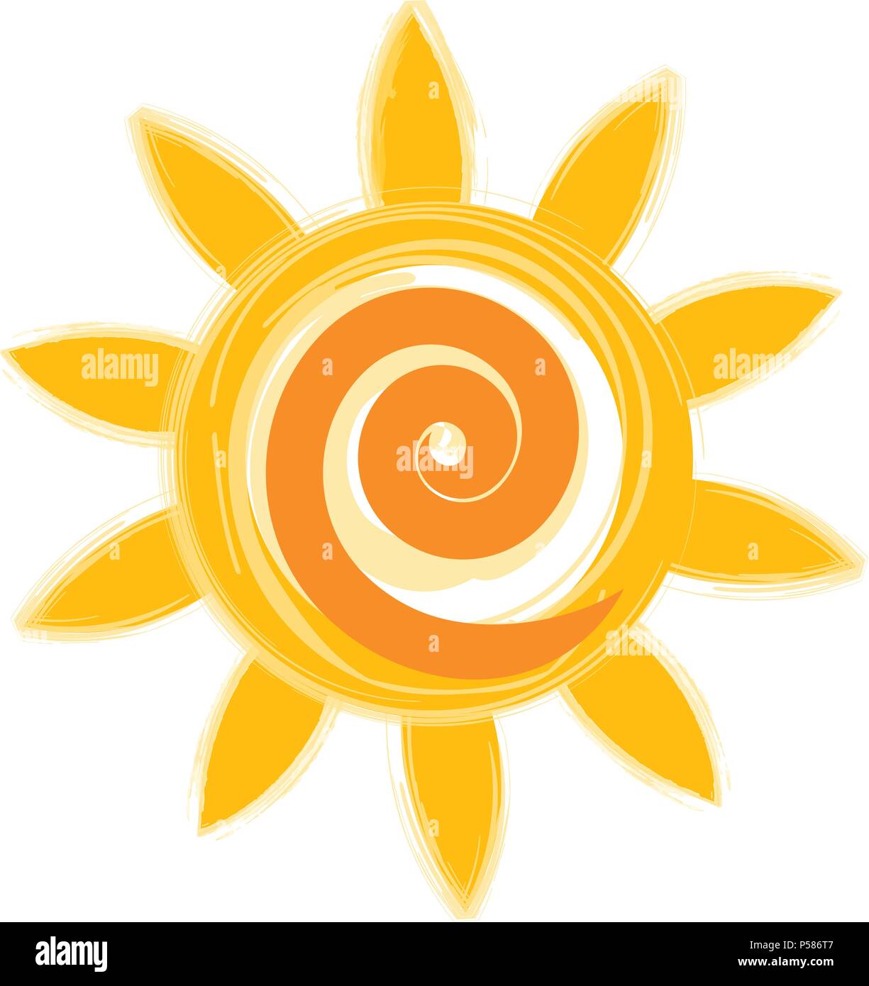 Drawing of sun icon Stock Vector Image & Art - Alamy