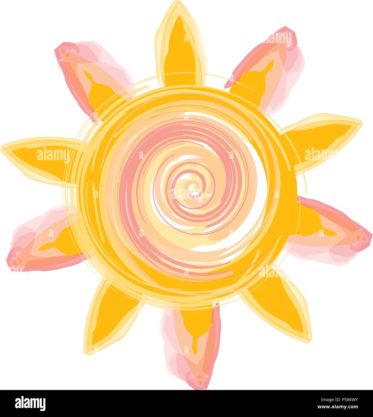 Drawing of sun icon Stock Vector Image & Art - Alamy