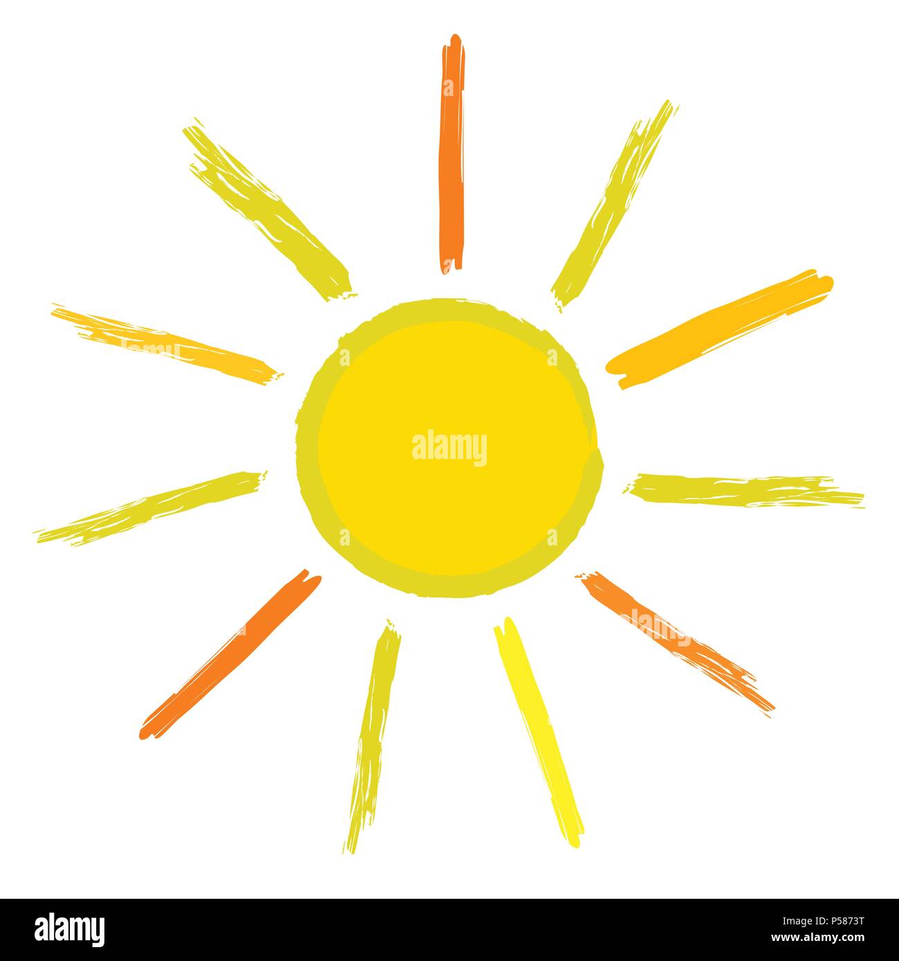 Drawing of sun icon Stock Vector Image & Art - Alamy