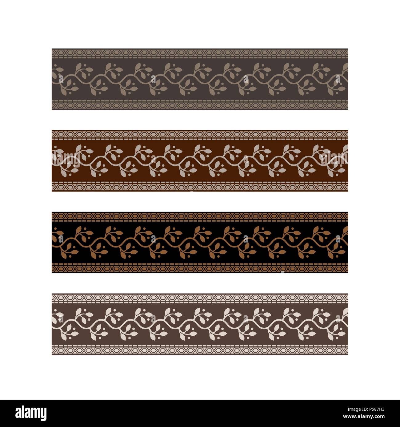 Indian corner border pattern hi-res stock photography and images - Alamy