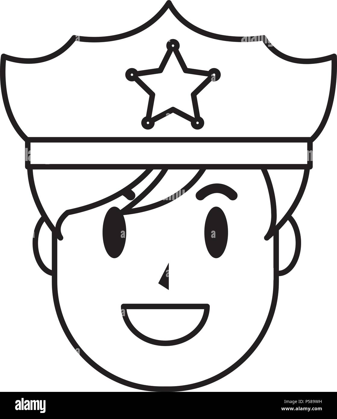 Policeman Head High Resolution Stock Photography and Images - Alamy