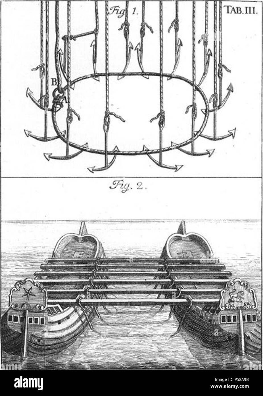 17th century salvaging Stock Photo - Alamy