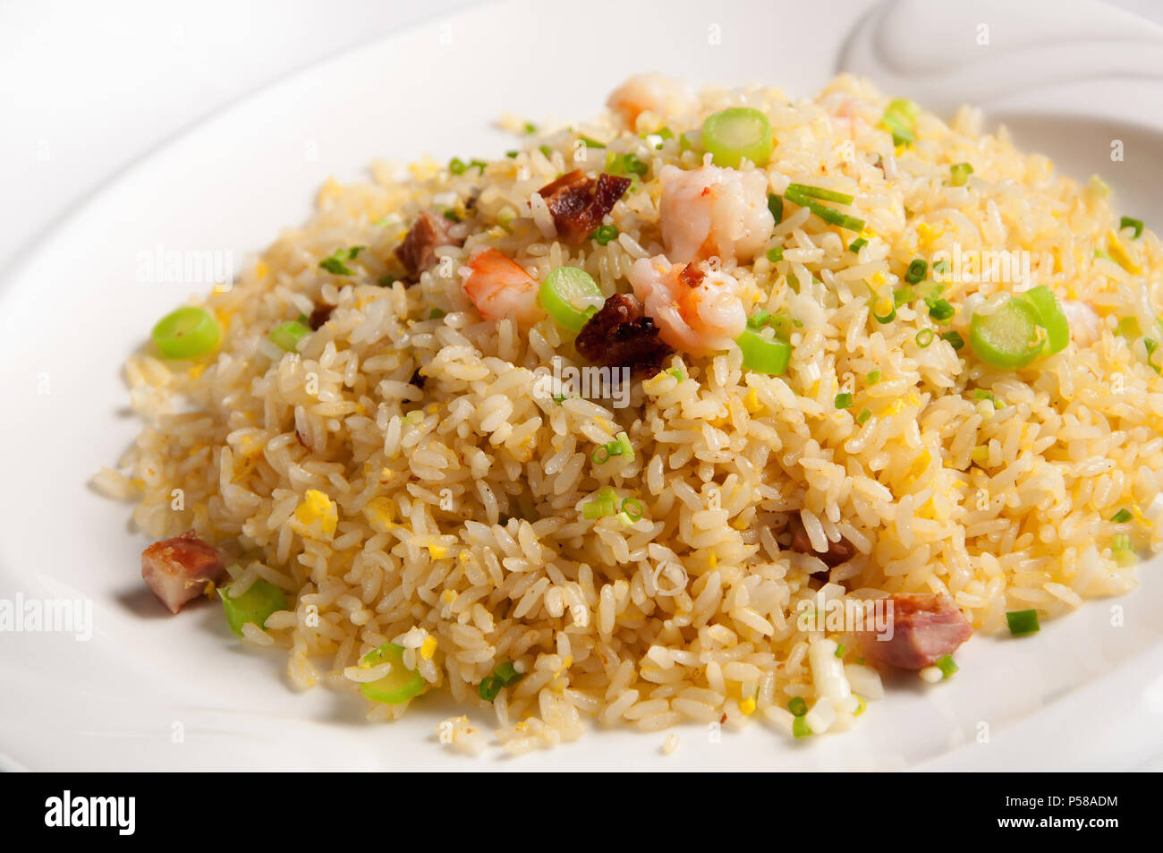 Chinese cuisine-Yangzhou fried rice Stock Photo - Alamy