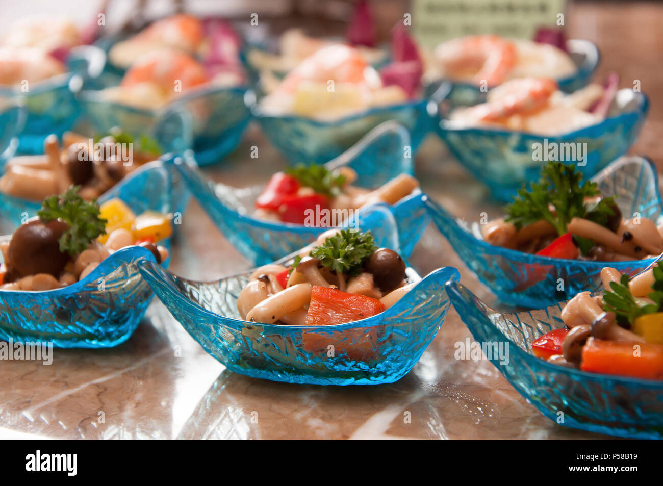 Color dishes neat food hi-res stock photography and images - Alamy