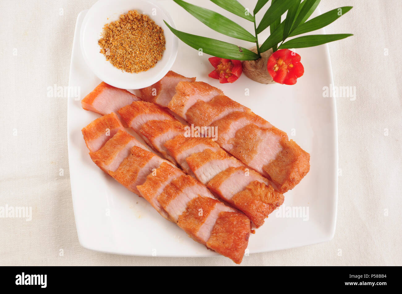 Chinese cooking-Neck of pork Stock Photo - Alamy