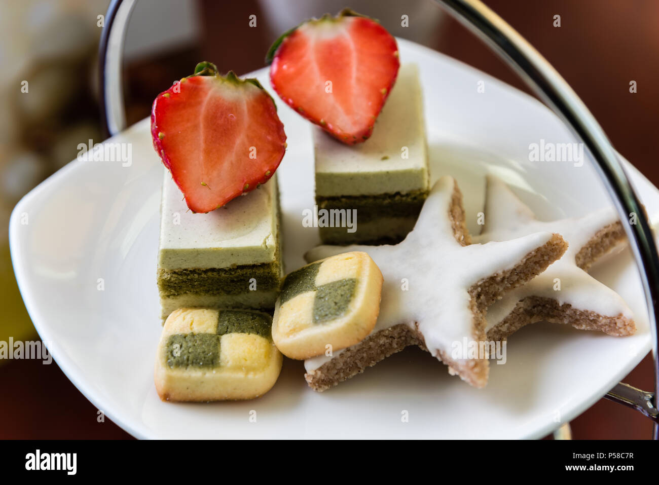 Afternoon tea snack Stock Photo - Alamy
