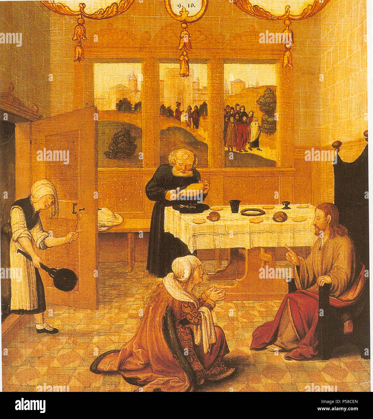 181 Württemberg und Mömpelgard Gothaer Altar Christus bei Martha u ...