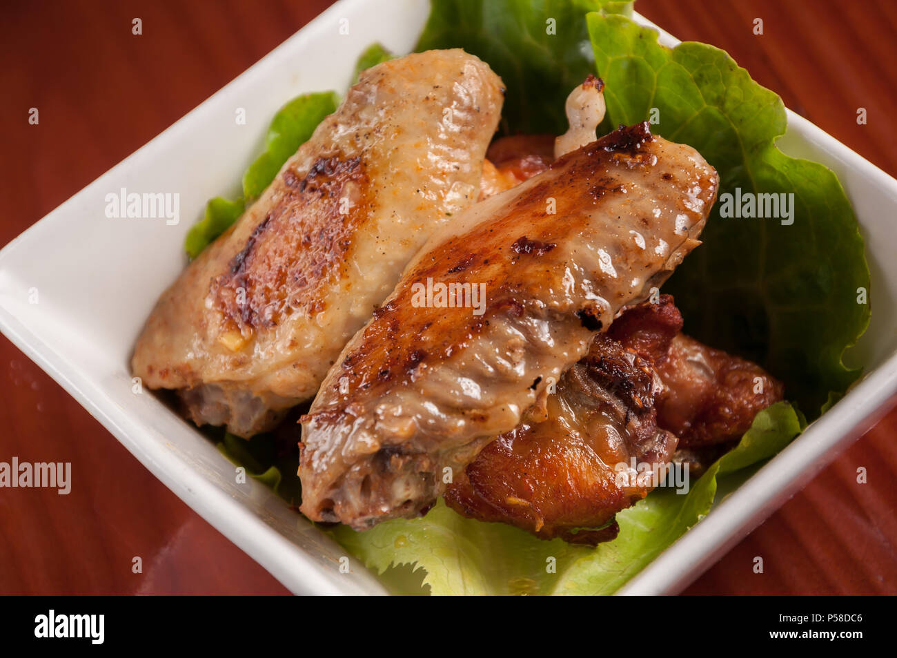 Basted Chicken Wings High Resolution Stock Photography and Images - Alamy