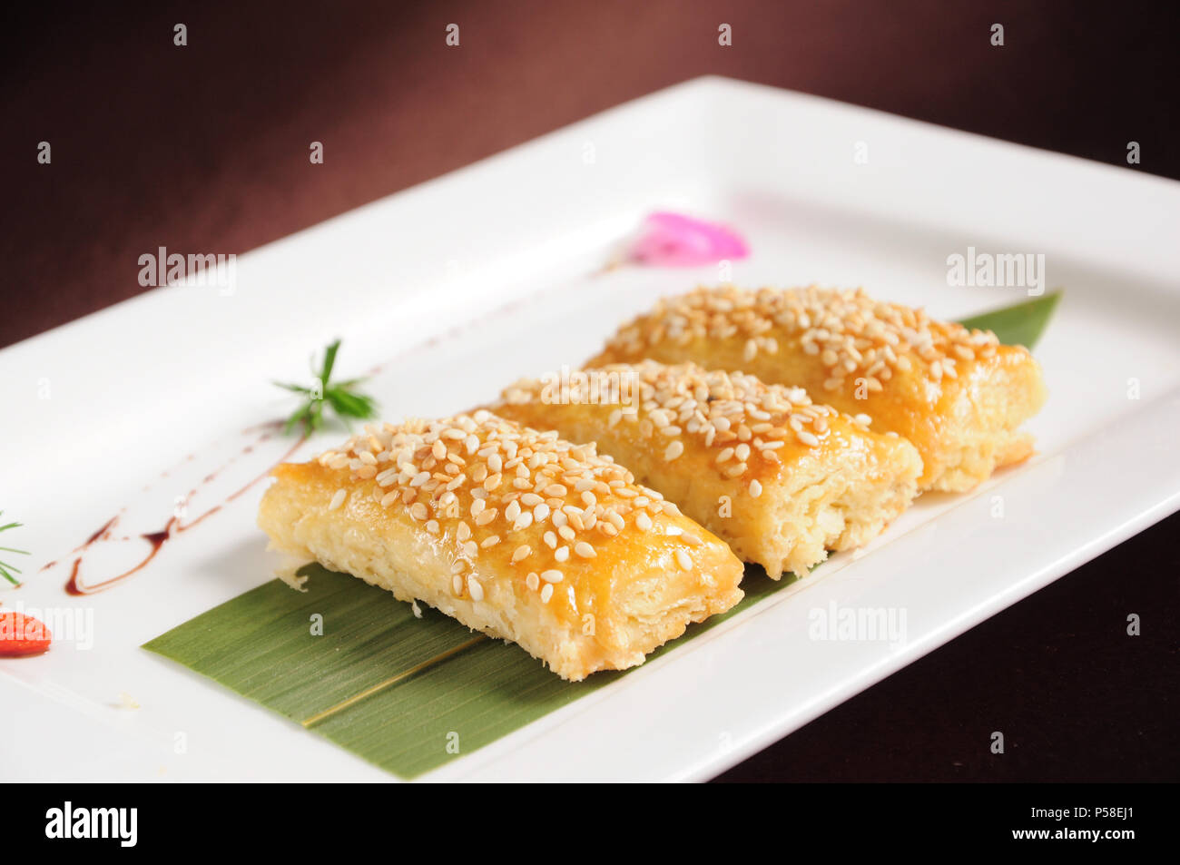 BBQ Pork Pastry Stock Photo - Alamy
