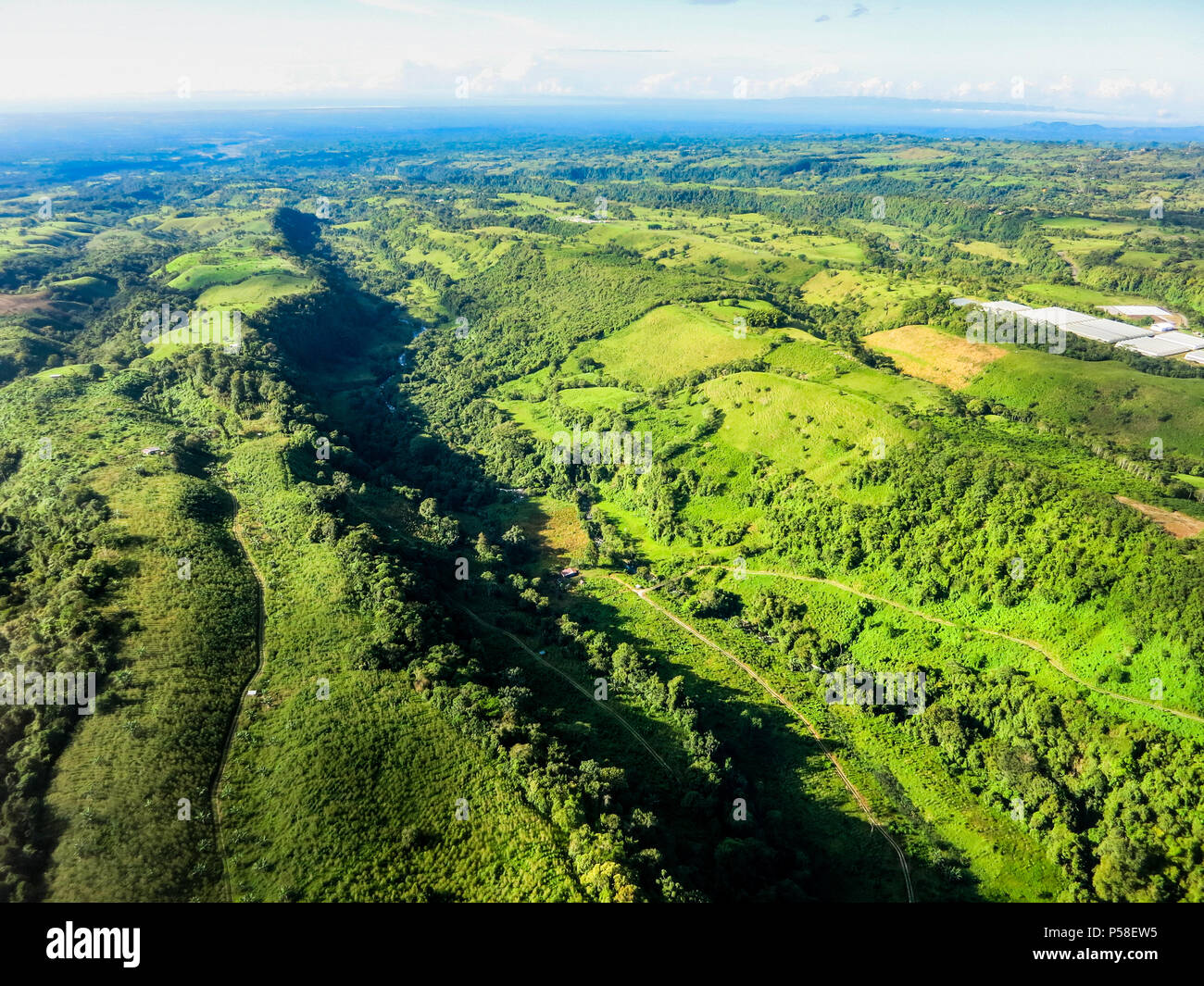 Aerial view of Chiriqui, Panama Stock Photo - Alamy