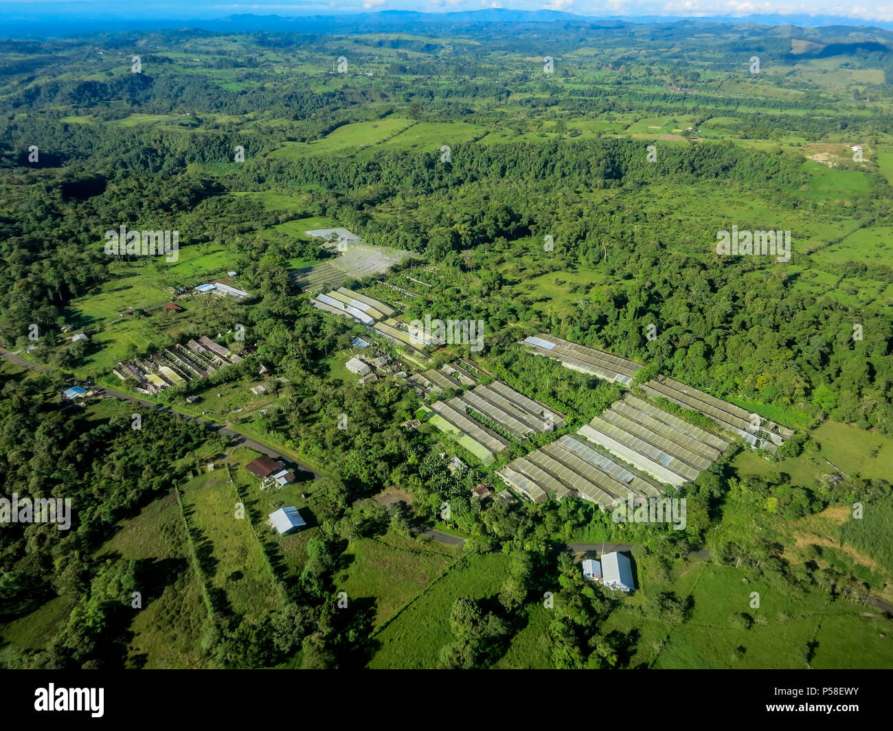 Aerial view of Chiriqui, Panama Stock Photo - Alamy