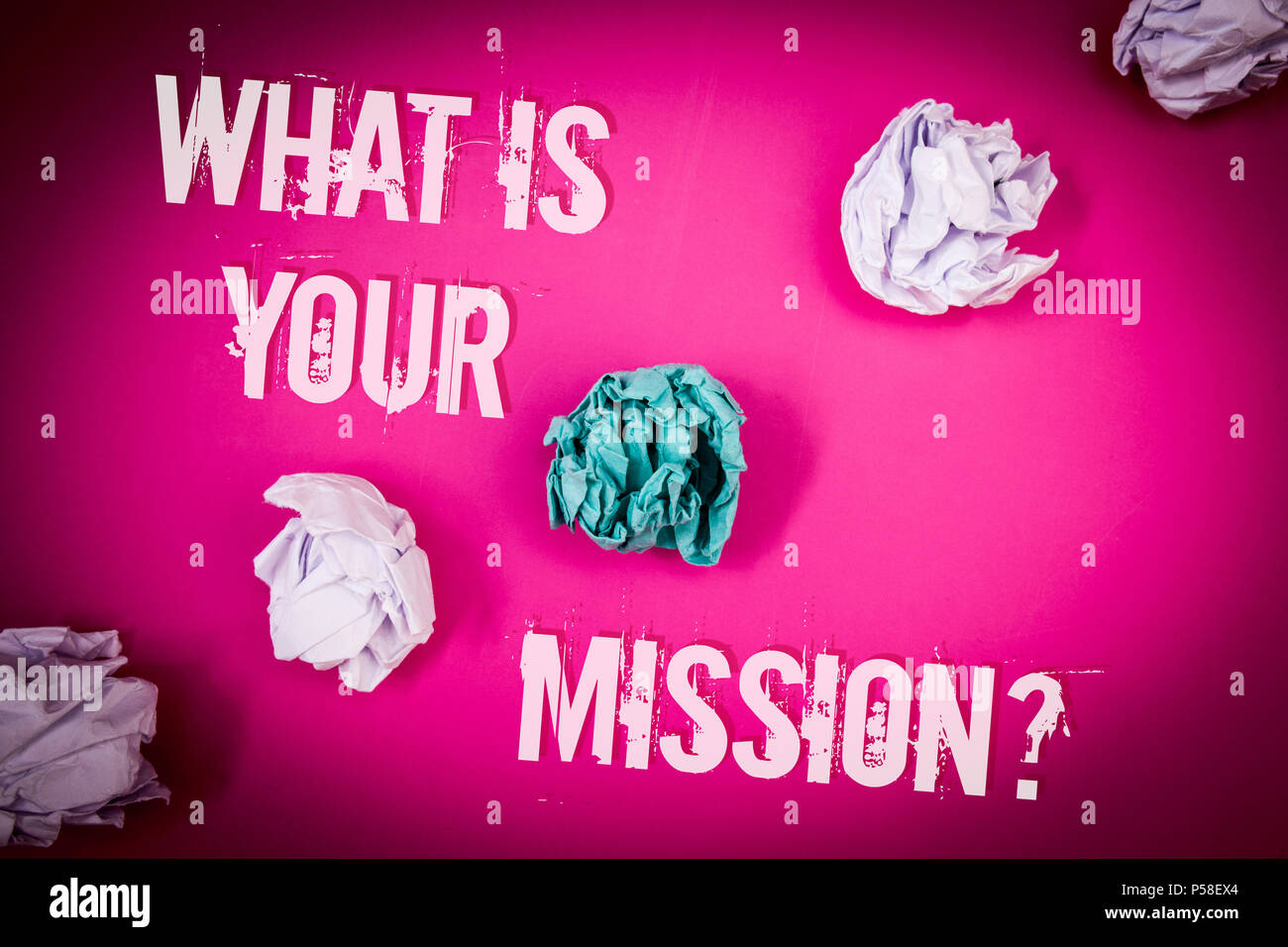 Handwriting text What Is You Mission Question. Concept meaning asking ...