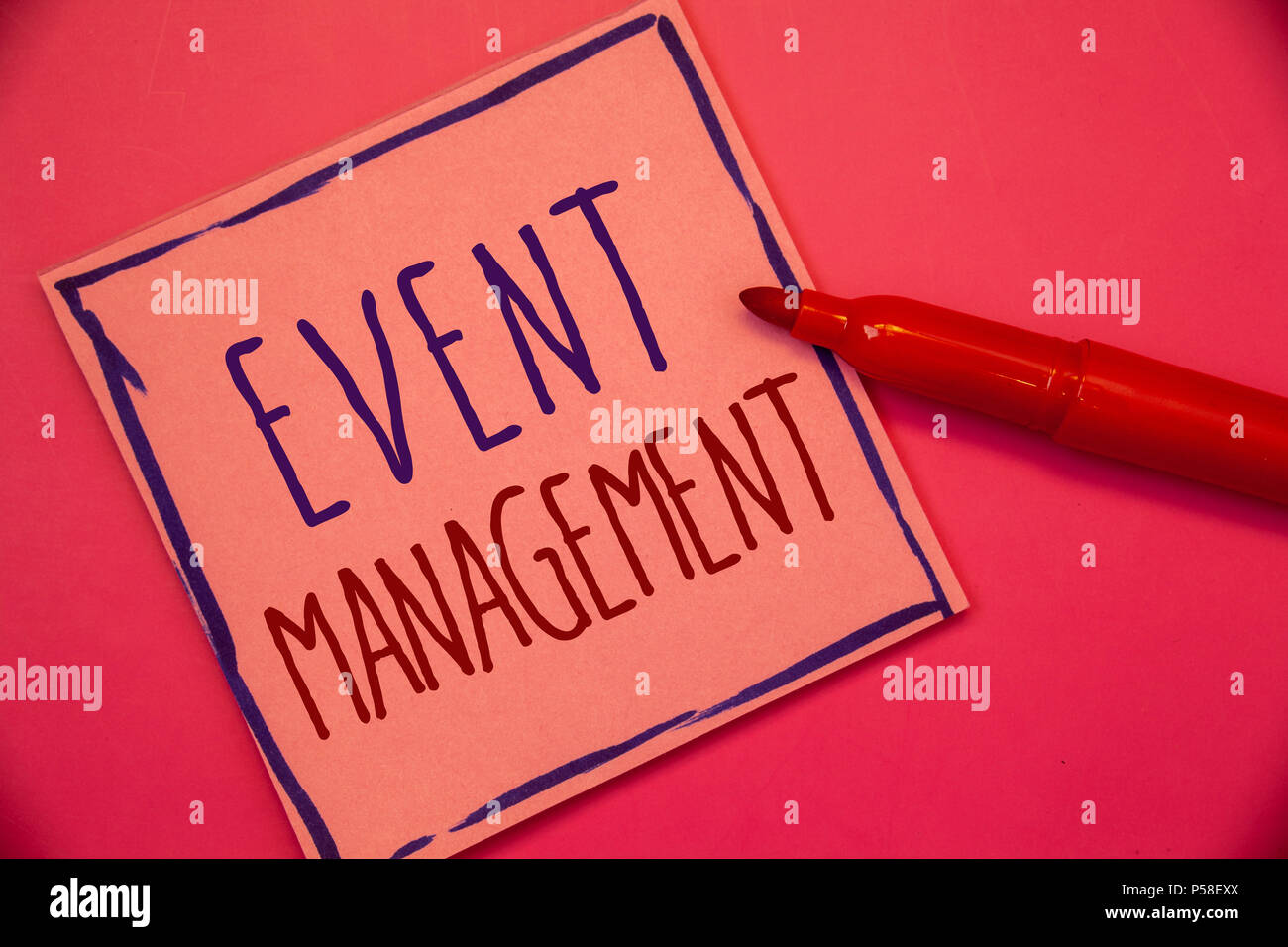 Writing note showing Event Management. Business photo showcasing ...
