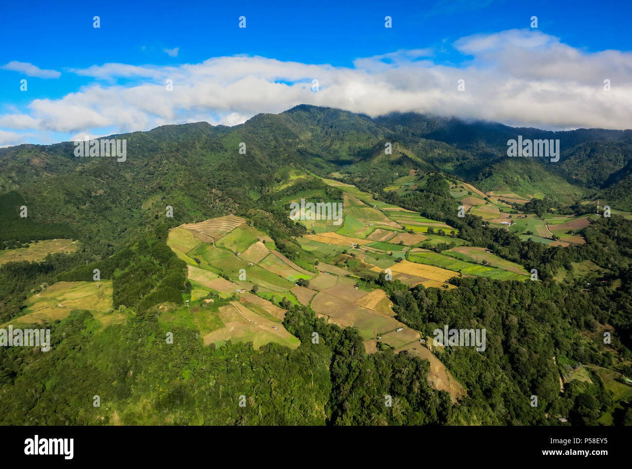 Aerial view of Chiriqui, Panama Stock Photo - Alamy
