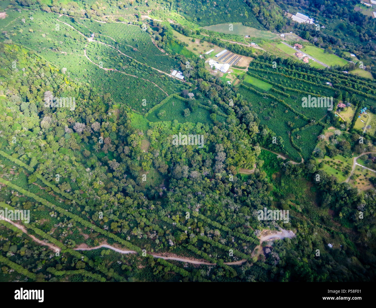 Aerial view of Chiriqui, Panama Stock Photo - Alamy