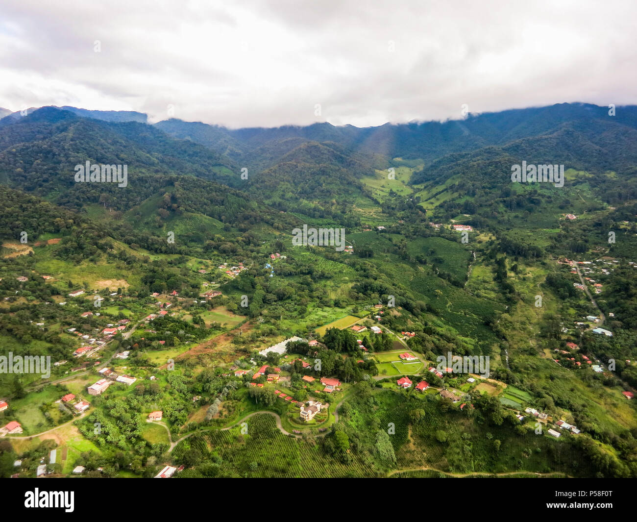 Aerial view of Chiriqui, Panama Stock Photo - Alamy