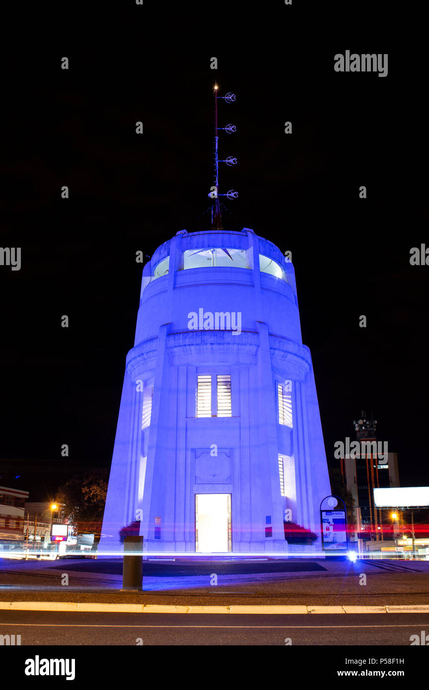 Famous landmark from Campinas, SP/ Brazil known as "Castelo" - at night ...