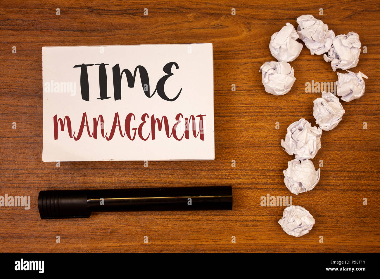 Text sign showing Time Management. Conceptual photo Schedule Planned ...