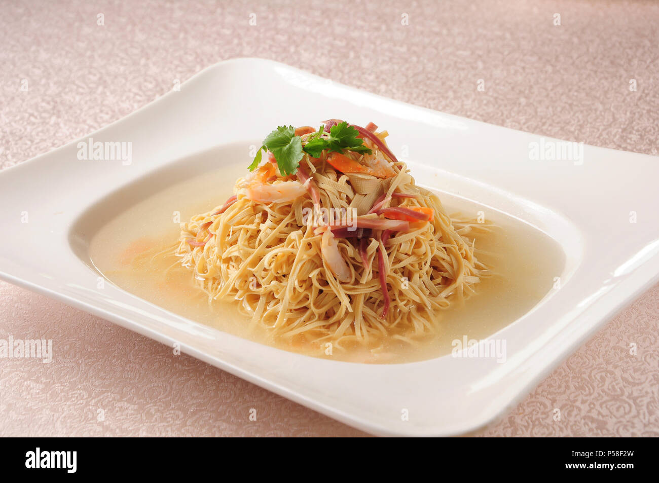 Chinese cuisine-Braised Shredded Chicken with Ham and Dried Tofu Stock ...