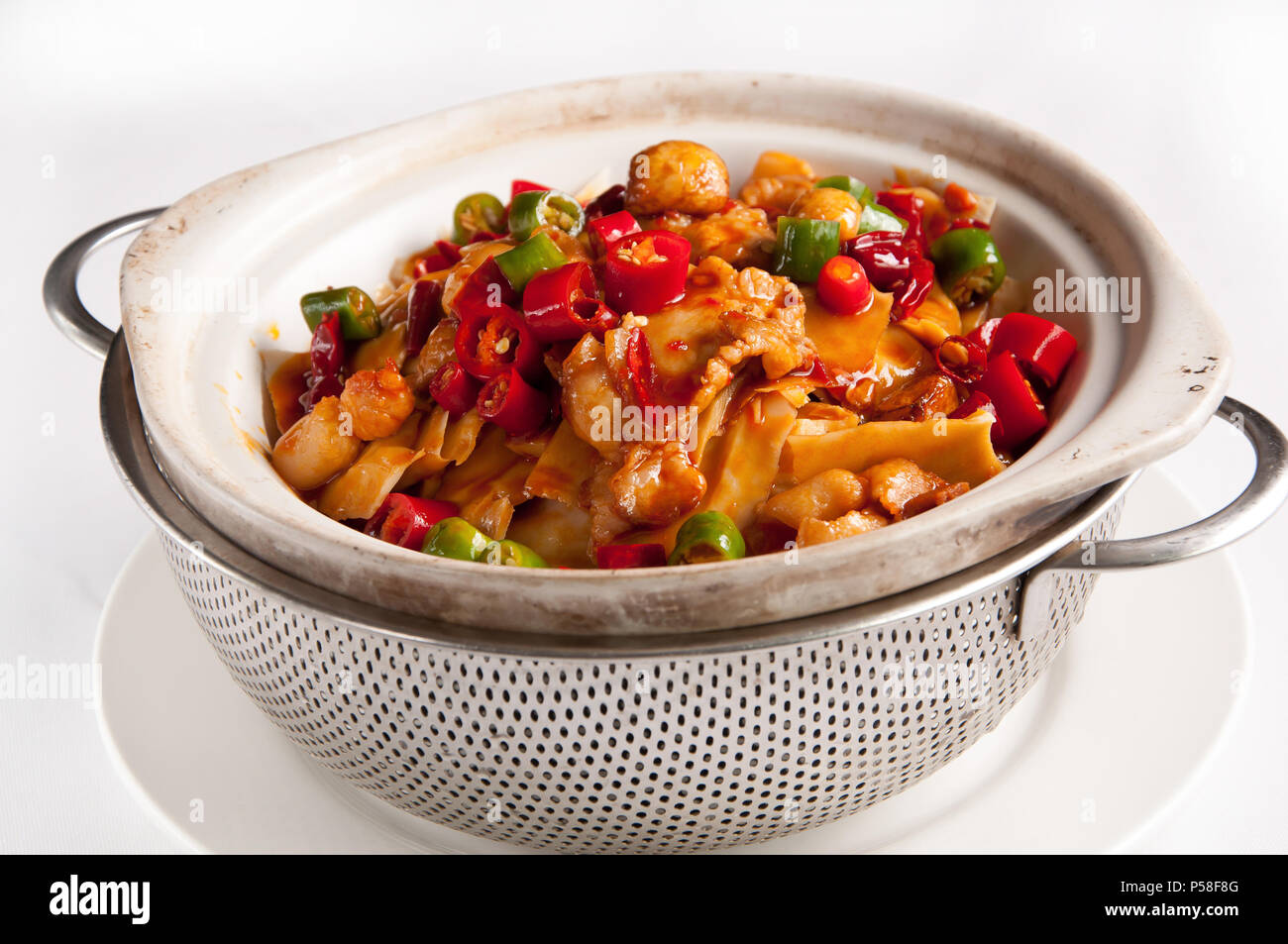 Chinese cuisine-Griddle Cooked Bamboo Shoots Stock Photo - Alamy