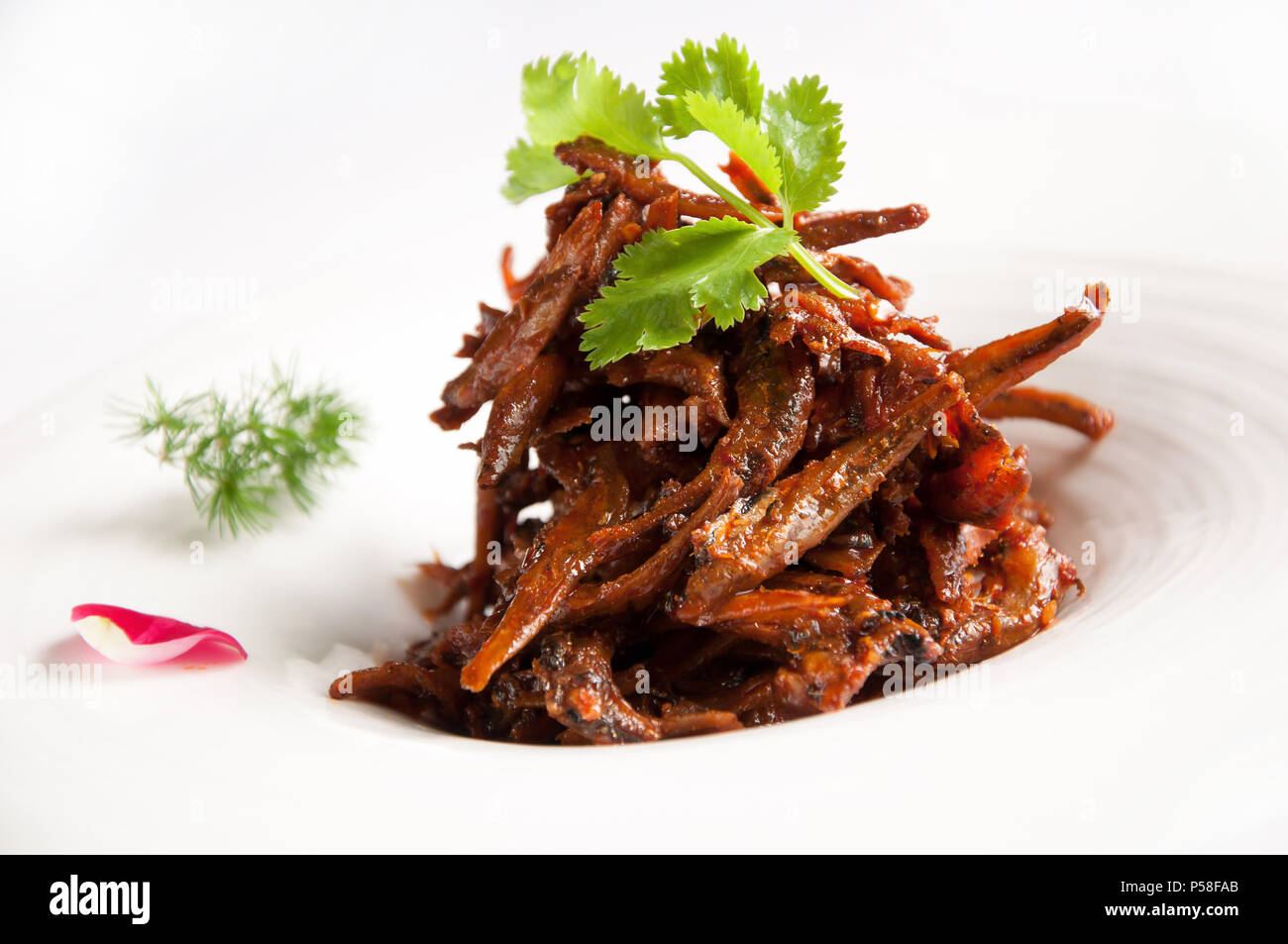 Chinese cuisine-Dried fish Stock Photo - Alamy