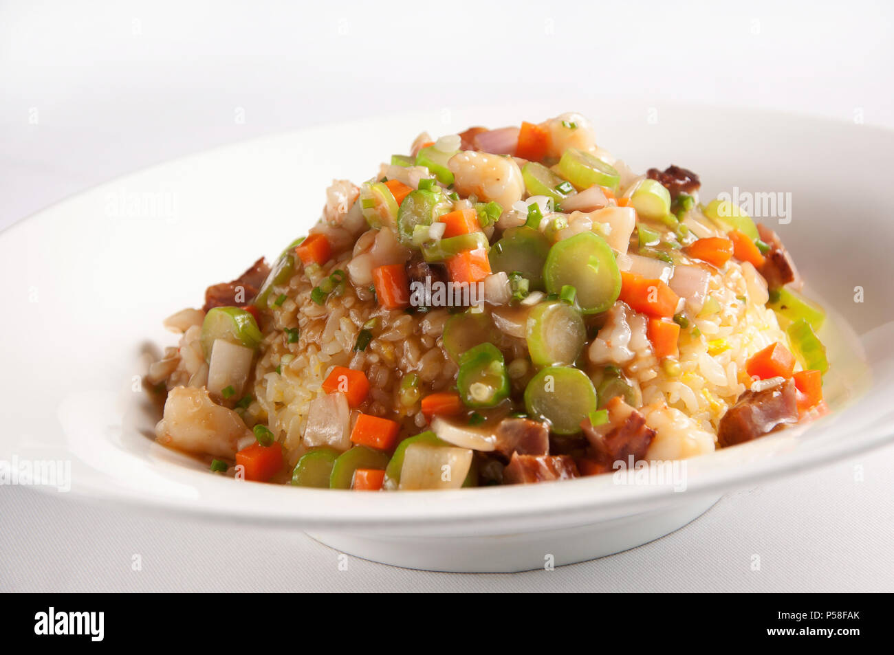 Chinese cuisine-Fujian Stir-Fried Rice Stock Photo - Alamy