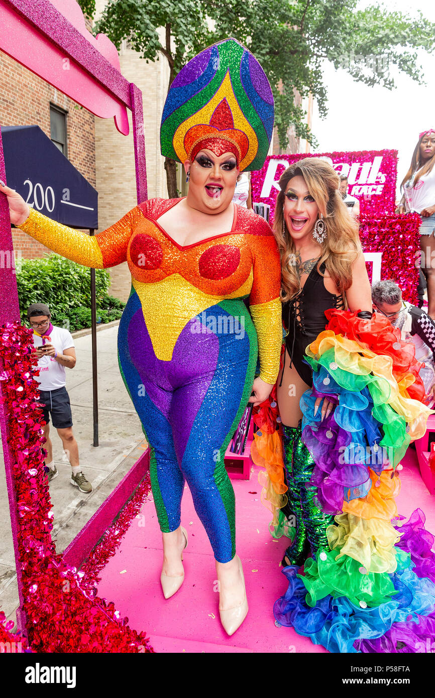 New York, United States. 24th June, 2018. Eureka O'Hara & Kameron ...