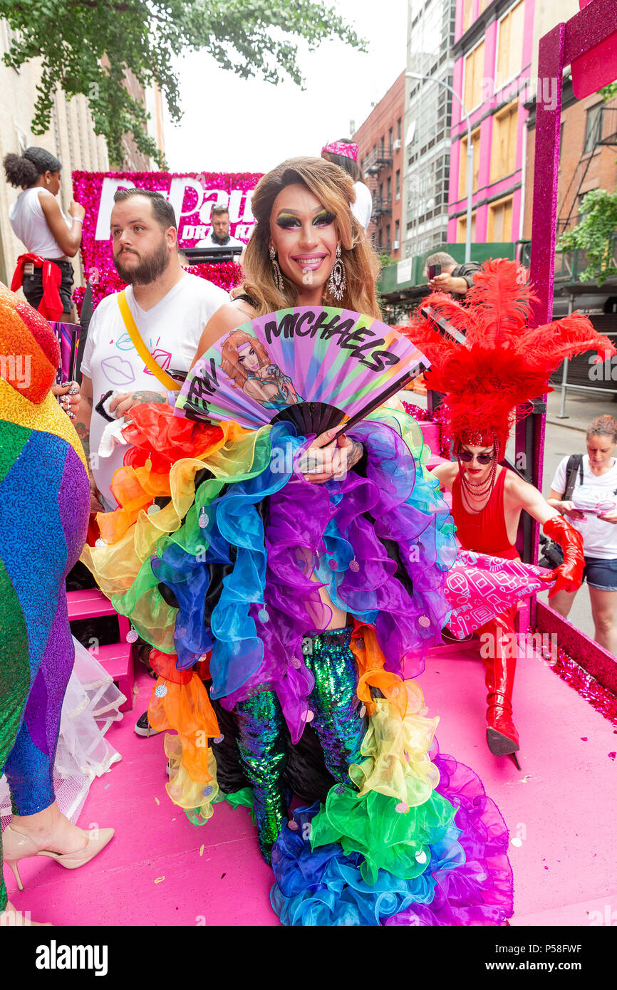 New York, United States. 24th June, 2018. Kameron Michaels contestant ...